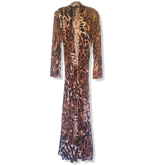 Intimates & Sleepwear | Leopard Print Dressing Gown | Poshmark